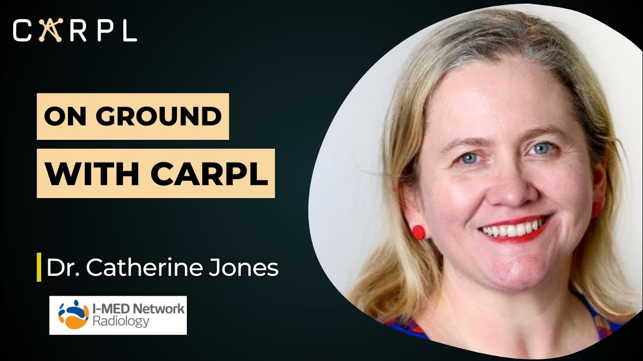 Dr Catherine Jones From I-MED Radiology Network On Ground With CARPL ...