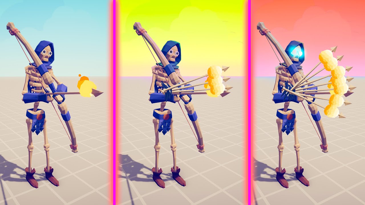 EVOLUTION OF SUPER SKELETON ARCHER - Totally Accurate Battle Simulator ...