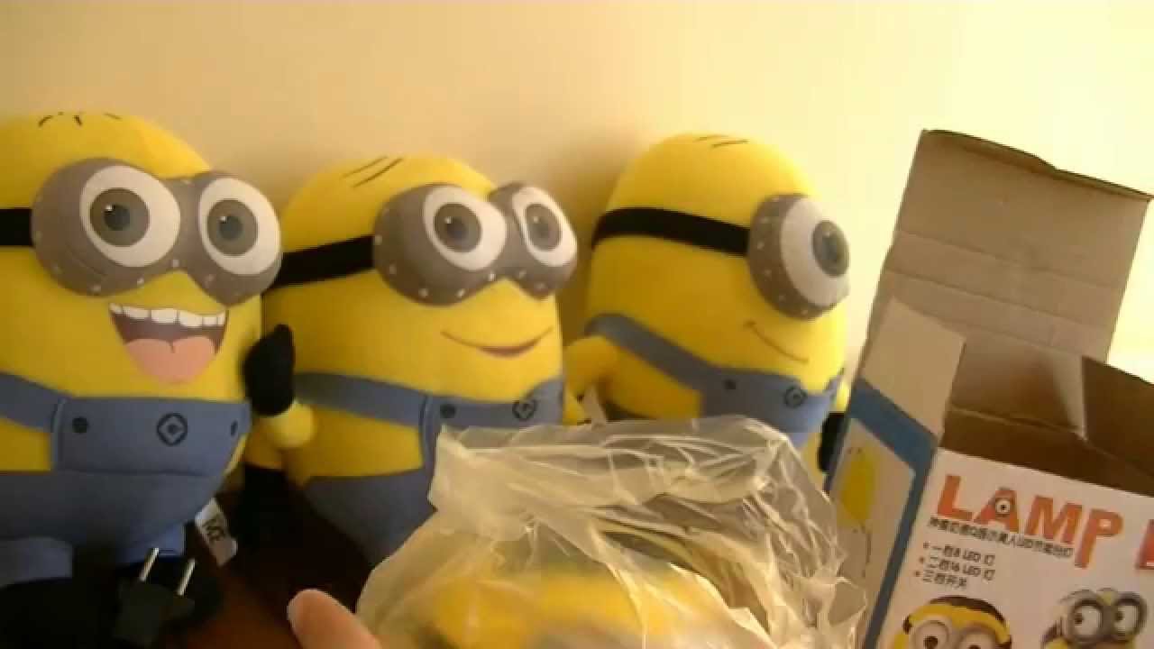 Foldable 16 LEDs Minions LED Lamp Night Light For Kids Review - YouTube