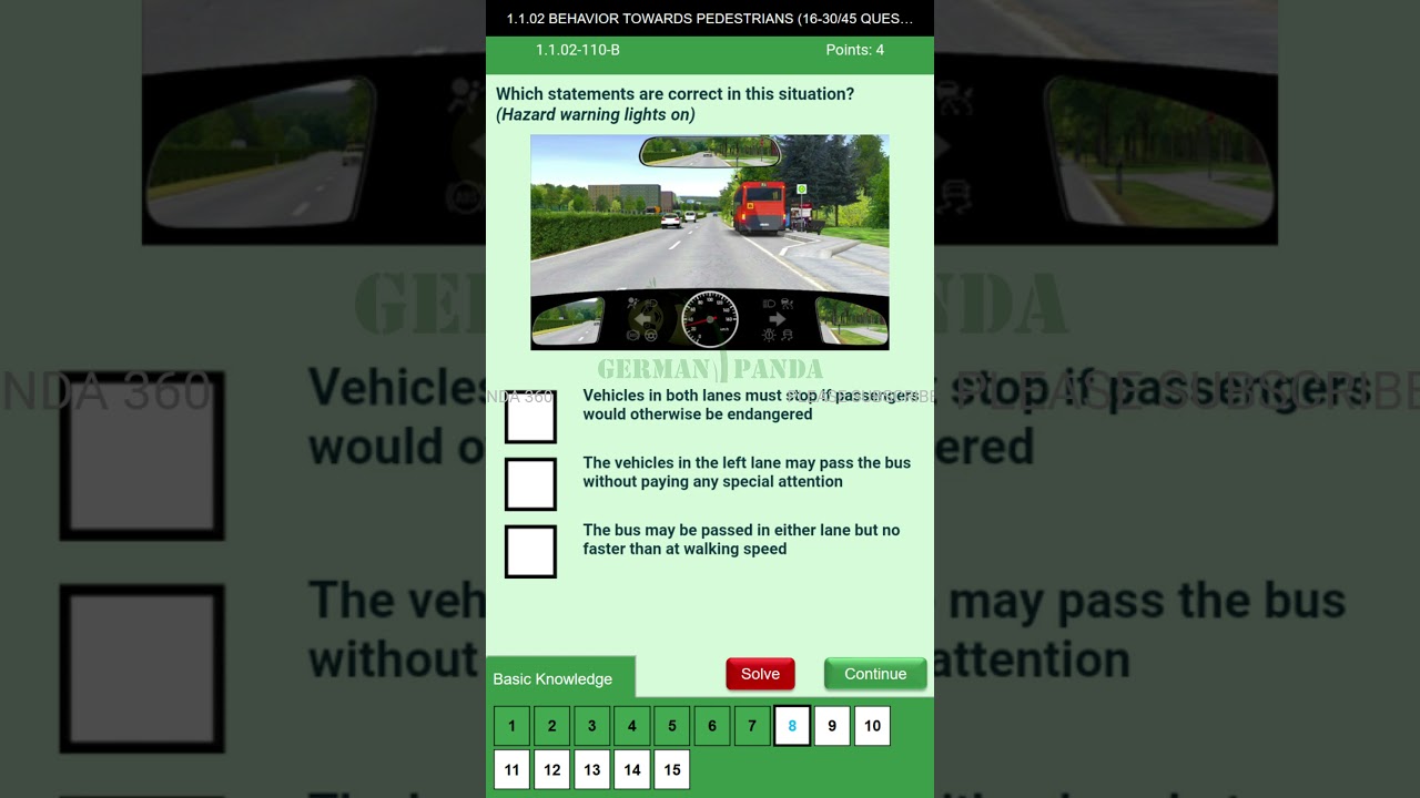 3 Driving License Germany Class B Theory Test Basic Knowledge All ...