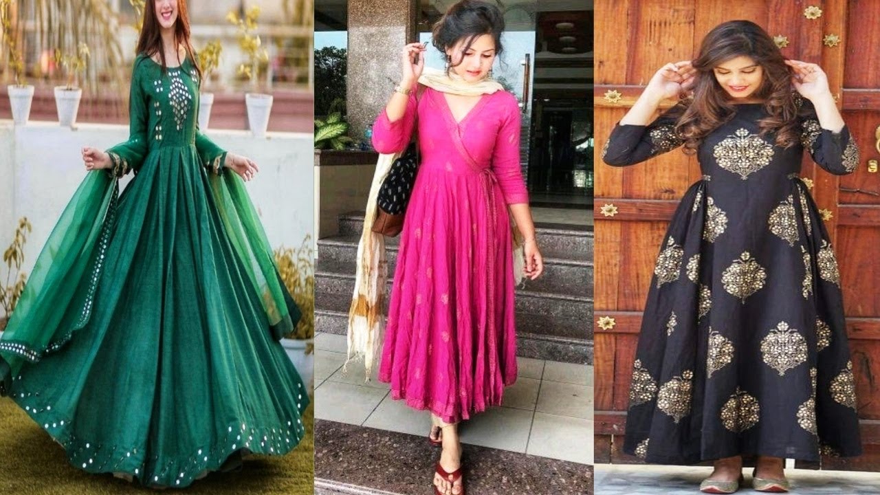 গজ কাপড়ের আনকমন নতুন নতুন ইস্টাইলিস গোল জামার ডিজাইন// latest gol jama ...