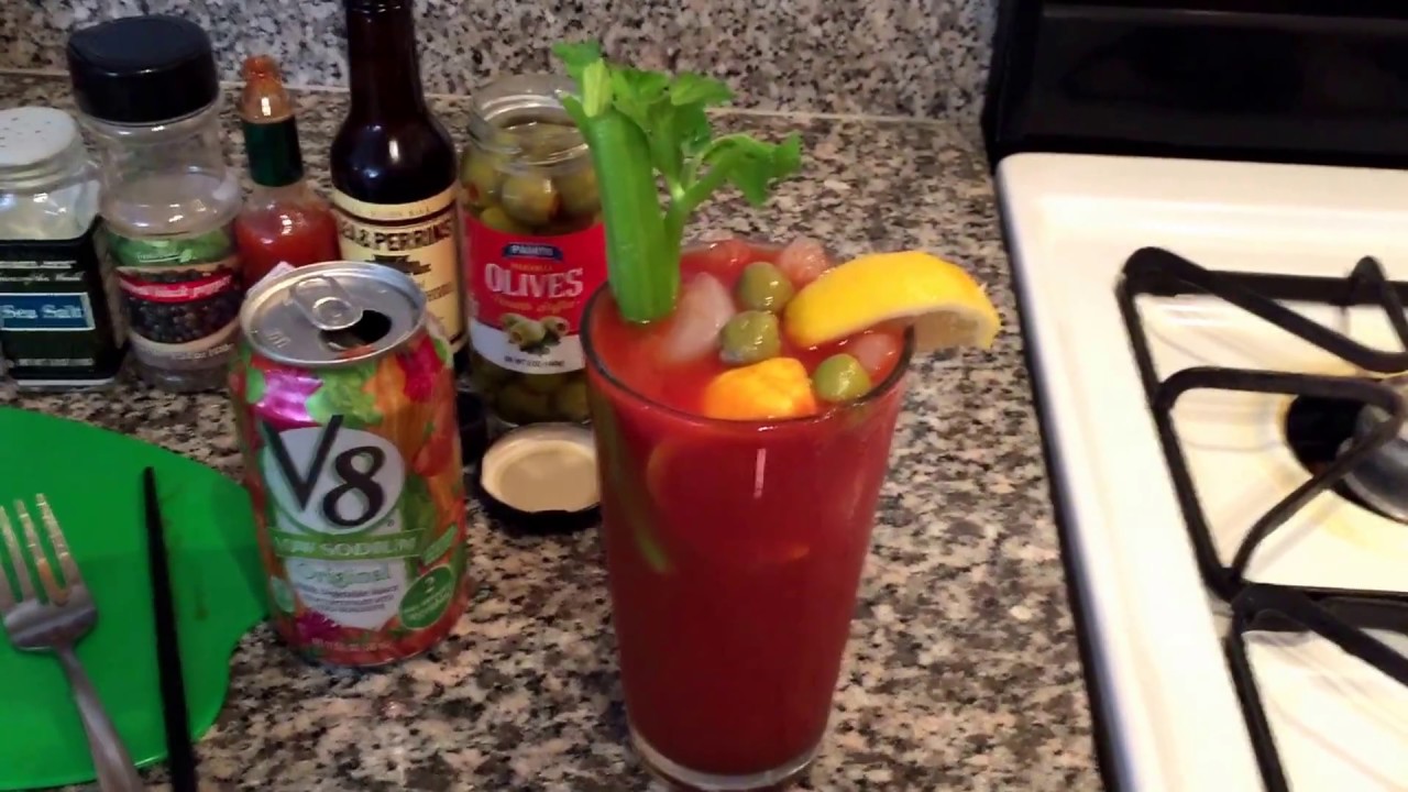 Spicy Virgin Mary cocktail tutorial - YouTube