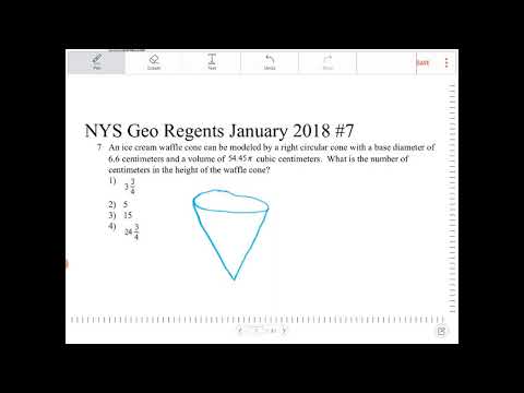 NYS Geometry Regents January 2018 question 7 - YouTube