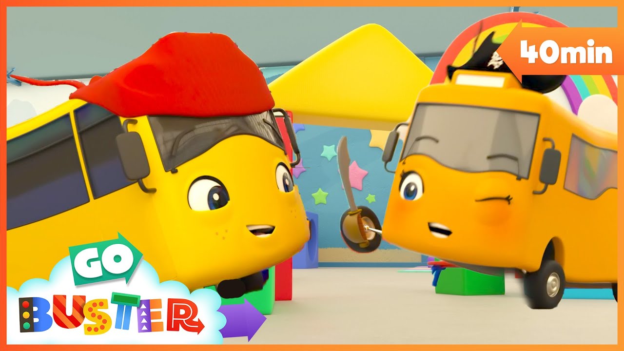 Pirate Soft Play Adventures with Mummy and Ash | Go Buster | Classic ...