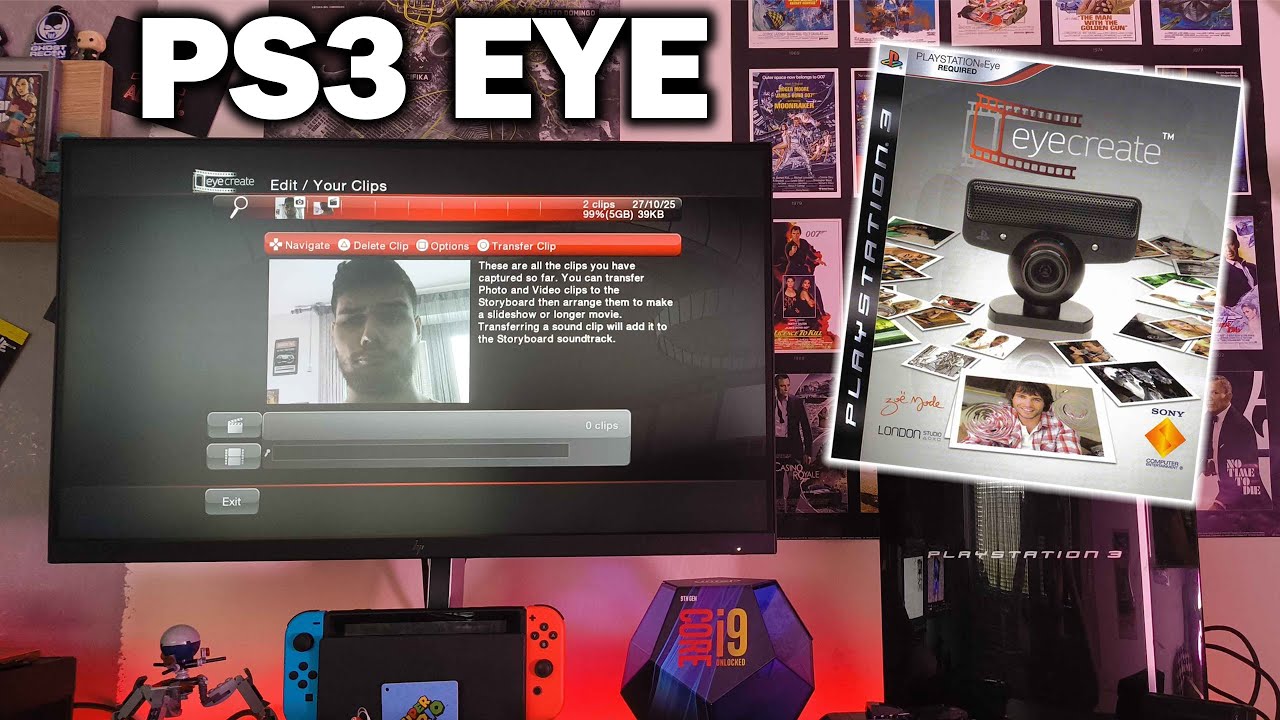 Vyzkoušel jsem PS3 Webkameru - PS3 Eye - YouTube