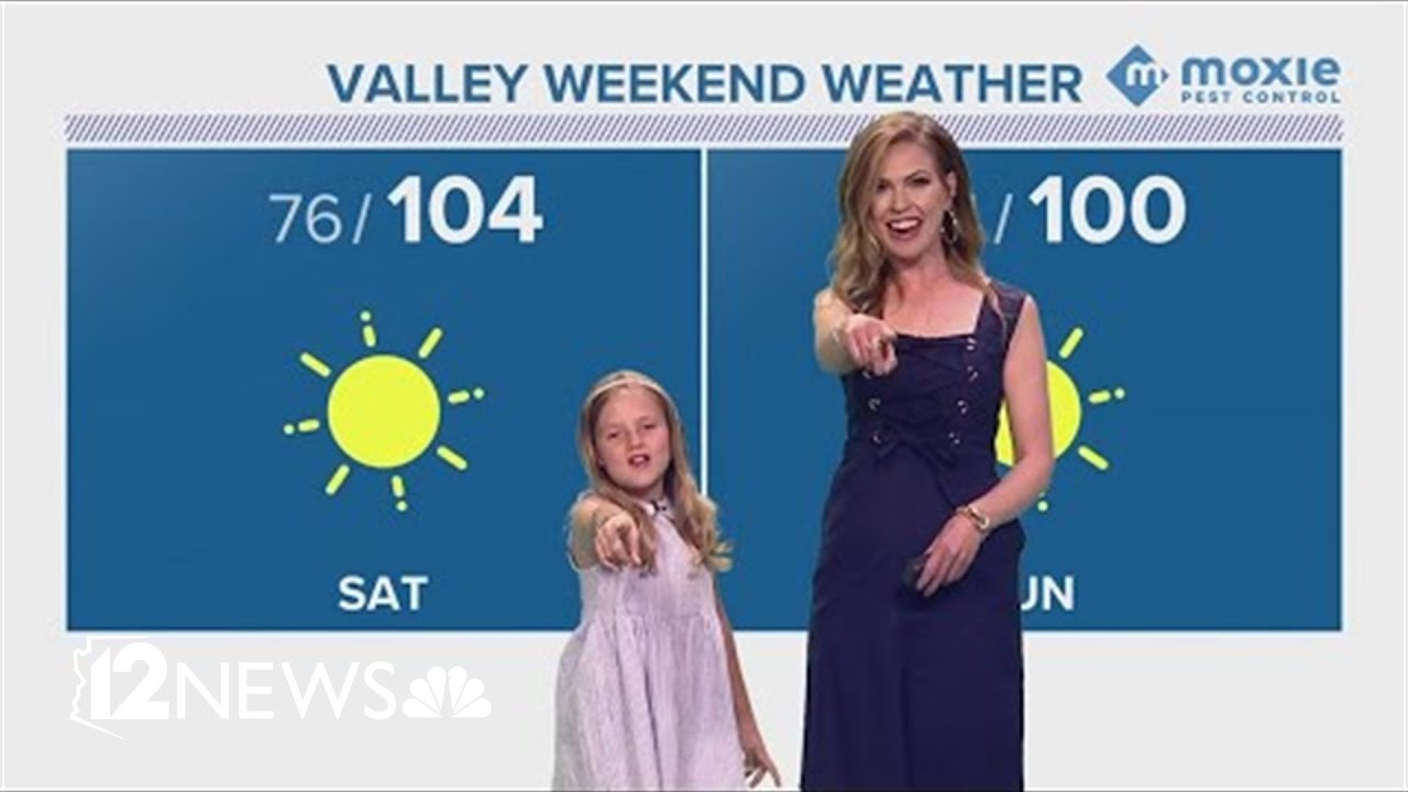 Meet Audrey, our newest 12News Weather Kid - YouTube