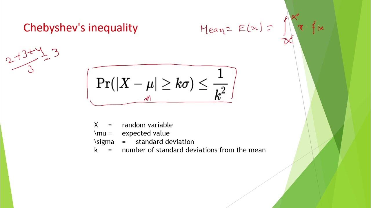 Chebyshev's inequality,RVSP,PTSP,Chebyshev's inequality in Random variables,Chebyshev's ...