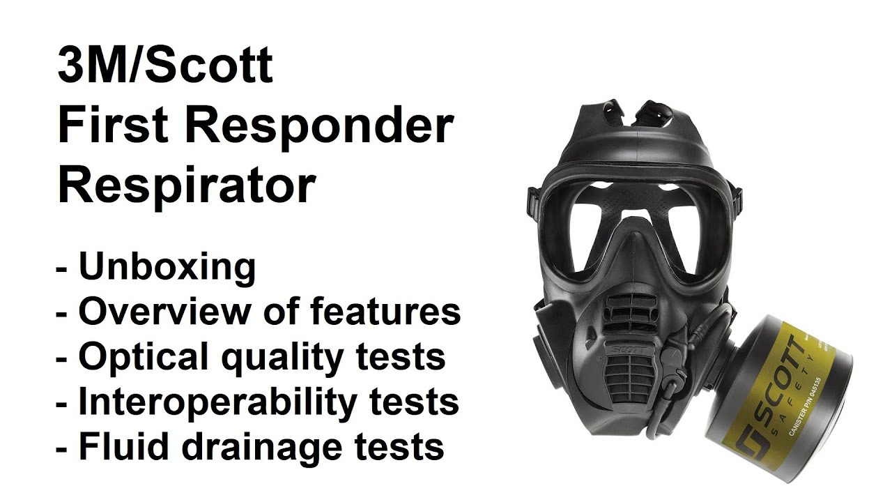 3M Scott FRR Gas Mask Unboxing & Review - YouTube