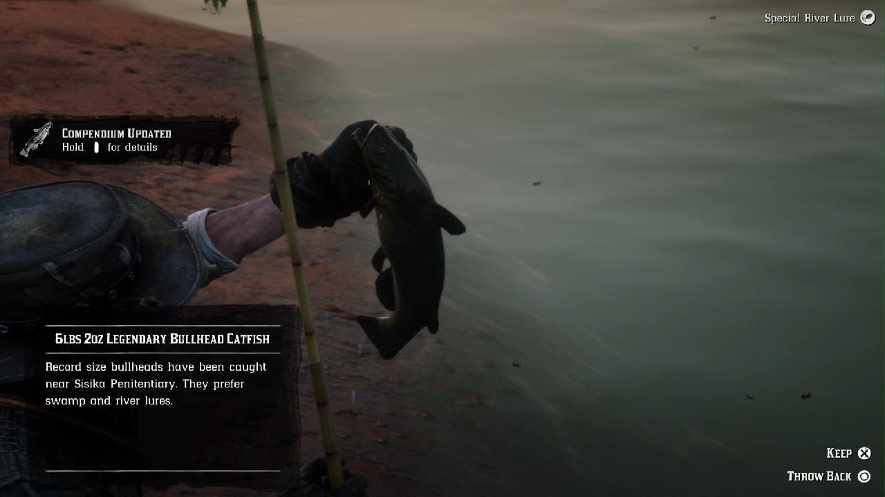 Legendary Bullhead Catfish Red Dead Redemption 2 - YouTube