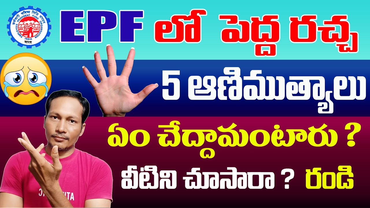 EPF Latest Updates In Telugu Epfo Big Errors In EPF Website 2024 epf-latest-updates-in-telugu-epfo-big-errors-in-epf-website-2024