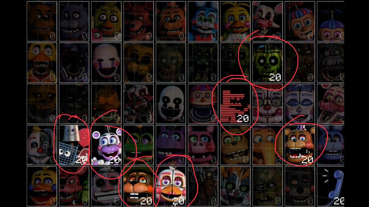 Playing Fnaf UCN (ultimate custom night) - YouTube