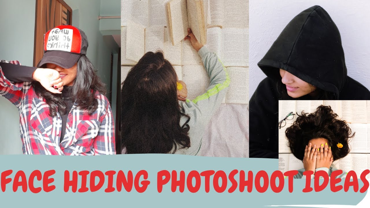 8 Face Hiding Photoshoot Ideas | Hide Face Pose for DP/ Profile Picture ...
