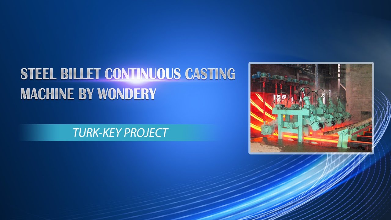 steel billet continuous casting machine (CCM) - YouTube