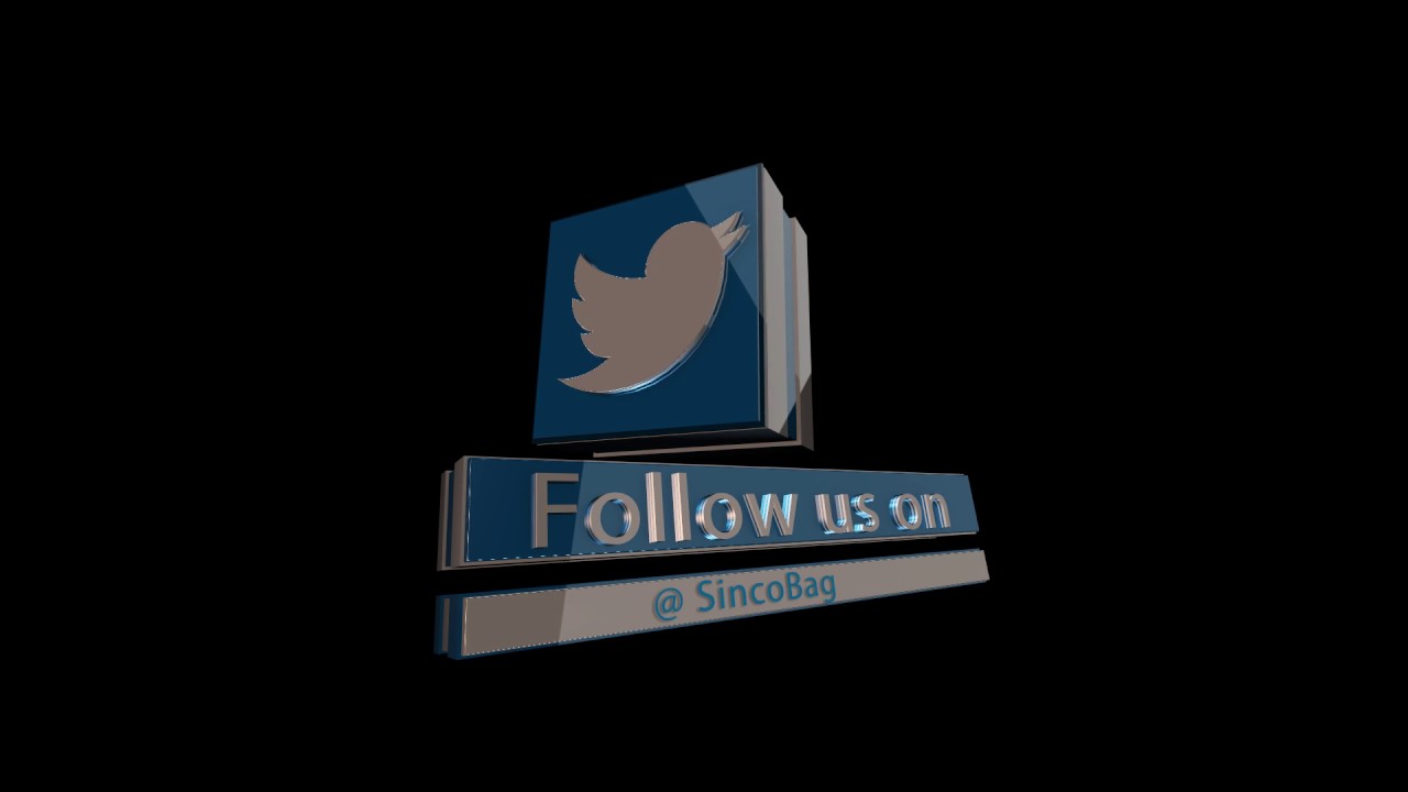after effects- 3d twitter logo element 3d - sincobag.com - YouTube