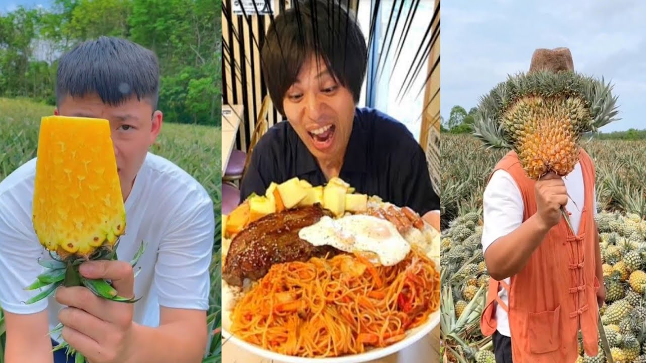 Chinese eating challenge fruits ll Chinese eating challenge noodles ll ...
