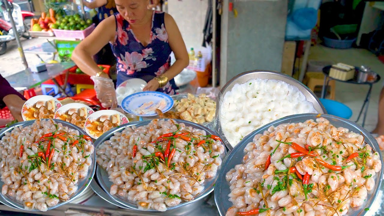 Lạ kỳ mâm bánh bèo, bột lọc nhìn là muốn ăn, bán không bao giờ ngừng ...