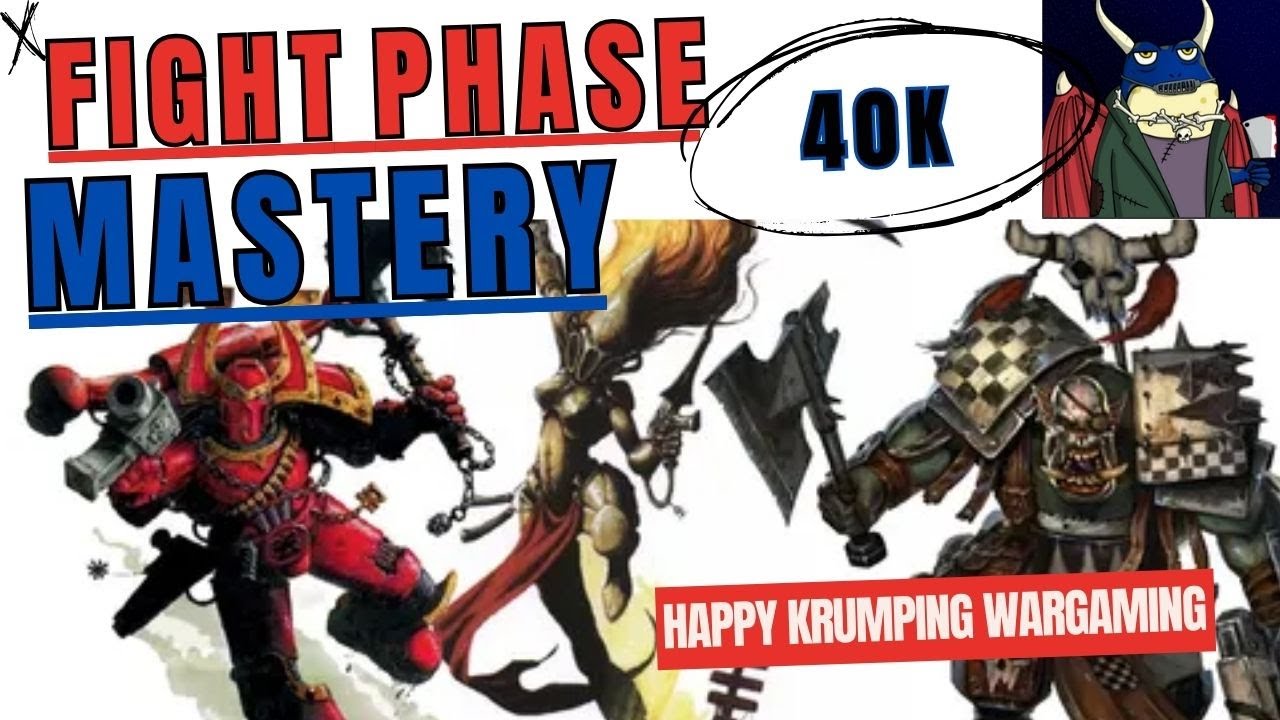 Get better at 40k, by mastering the fight phase! Warhammer 40k! - YouTube