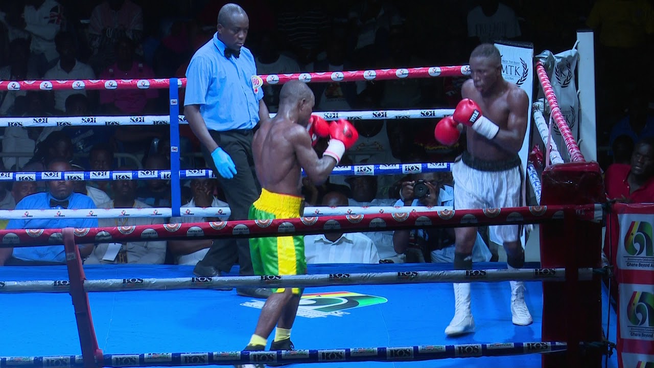 isaac sackey vrs raymond commey round 12 - YouTube