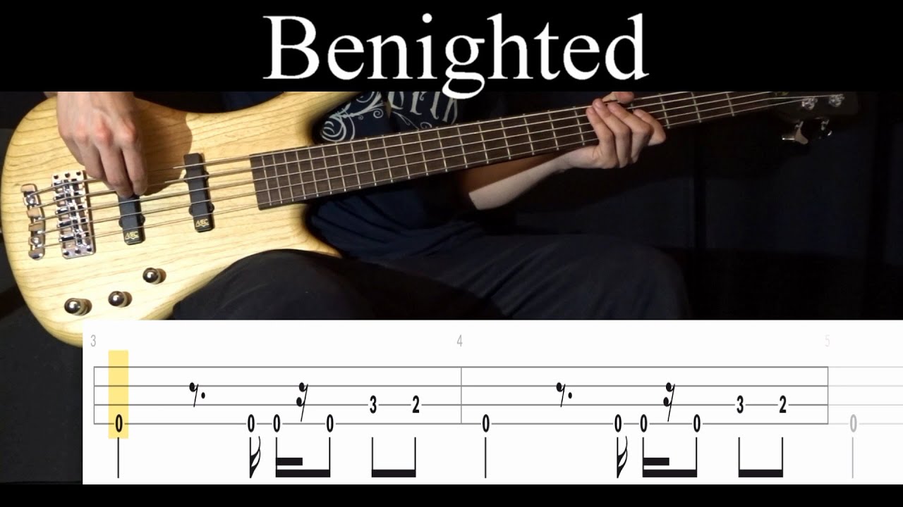 Benighted (Opeth) - Bass Cover (With Tabs) by Leo Düzey - YouTube