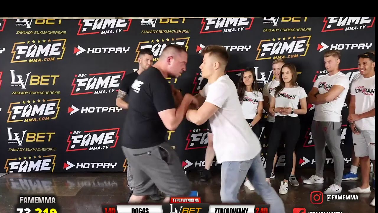 Face to Face: Adrian Polak vs DanielMagical! Fame MMA - YouTube