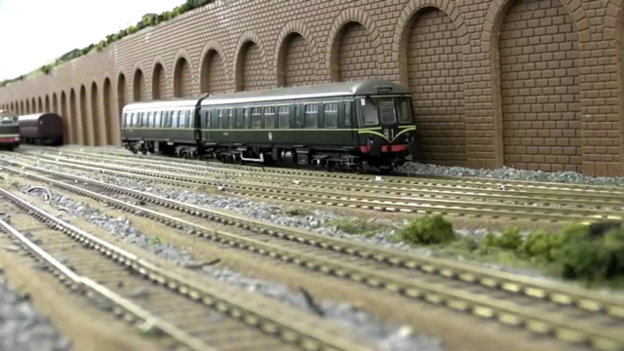 North East model railway - DMU Cab Ride 1 - YouTube