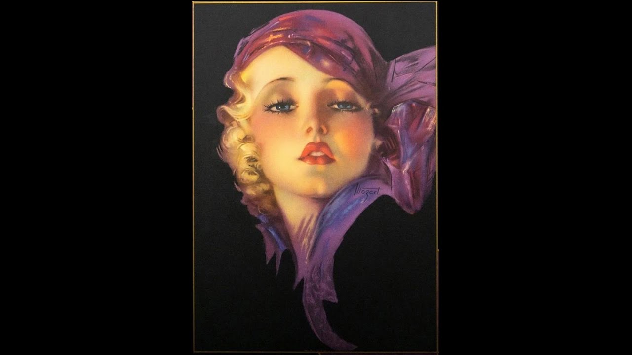 Pulp Art - Glamour Art - Zoe Mozert - YouTube