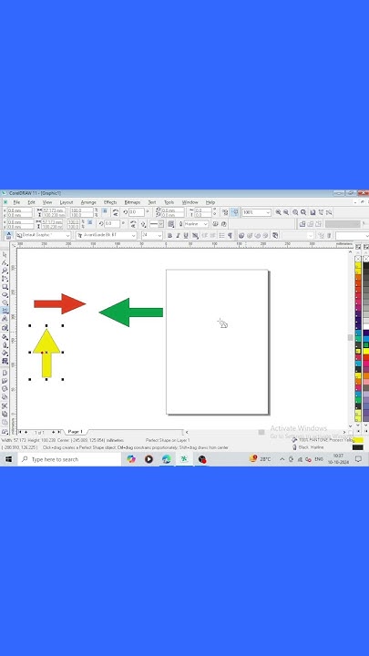 HOW TO USE ARROW SHAPES IN COREL DRAW! #shorts - YouTube