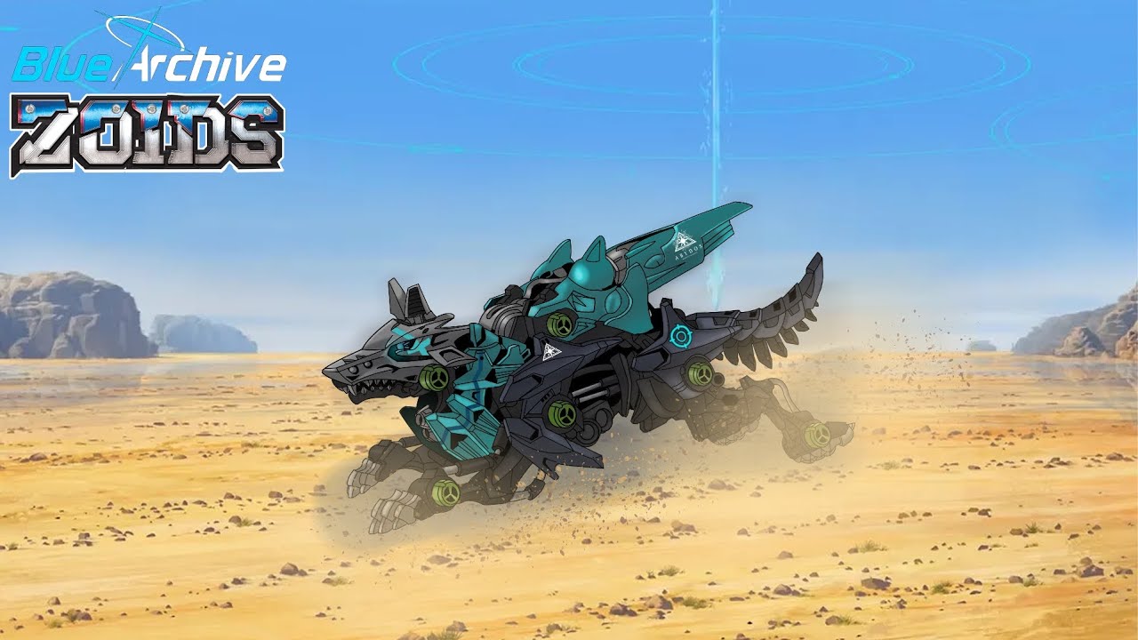 Blue Archive zoids Shirocco Work 조이드 시로코 작업순사 영상 - YouTube