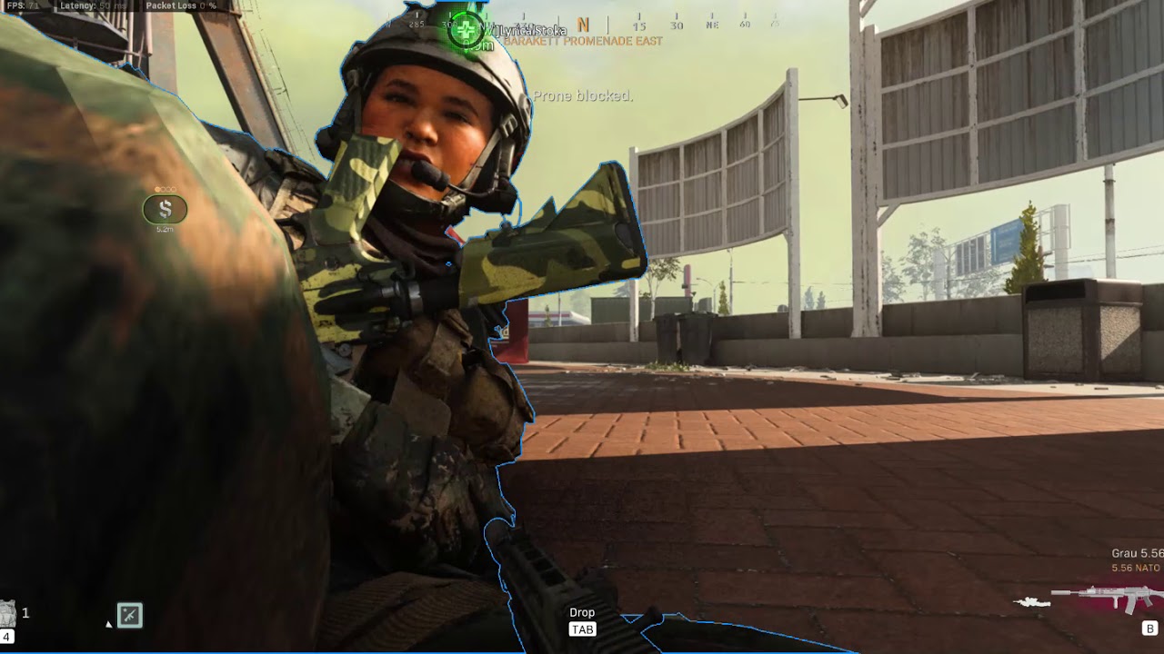 warzone hacker hits two straight snipes from over 300m while im laying ...