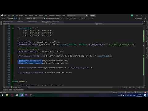 Creando un juego con OpenGL / C++ desde 0 | Parte 10: Vertex Array Objects - YouTube