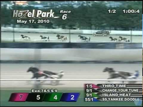Island Heat Harness Race Horse - 05/09/10 Race at Hazel Park Raceway ...