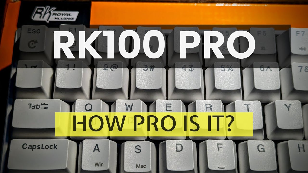 RK100 Pro: 3-mode 96% CNC Aluminum Keyboard That Besides The Case ...
