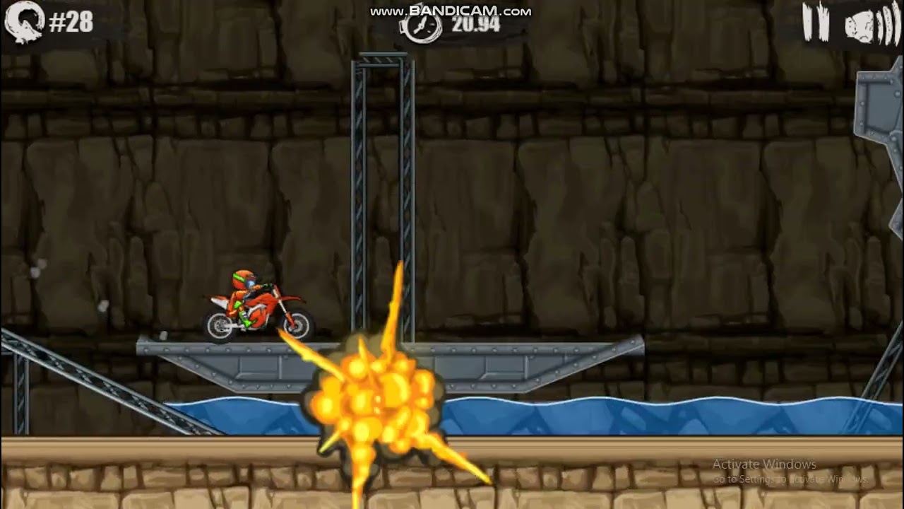 Moto X3M Bike Race Gameplay Walkthrough - YouTube