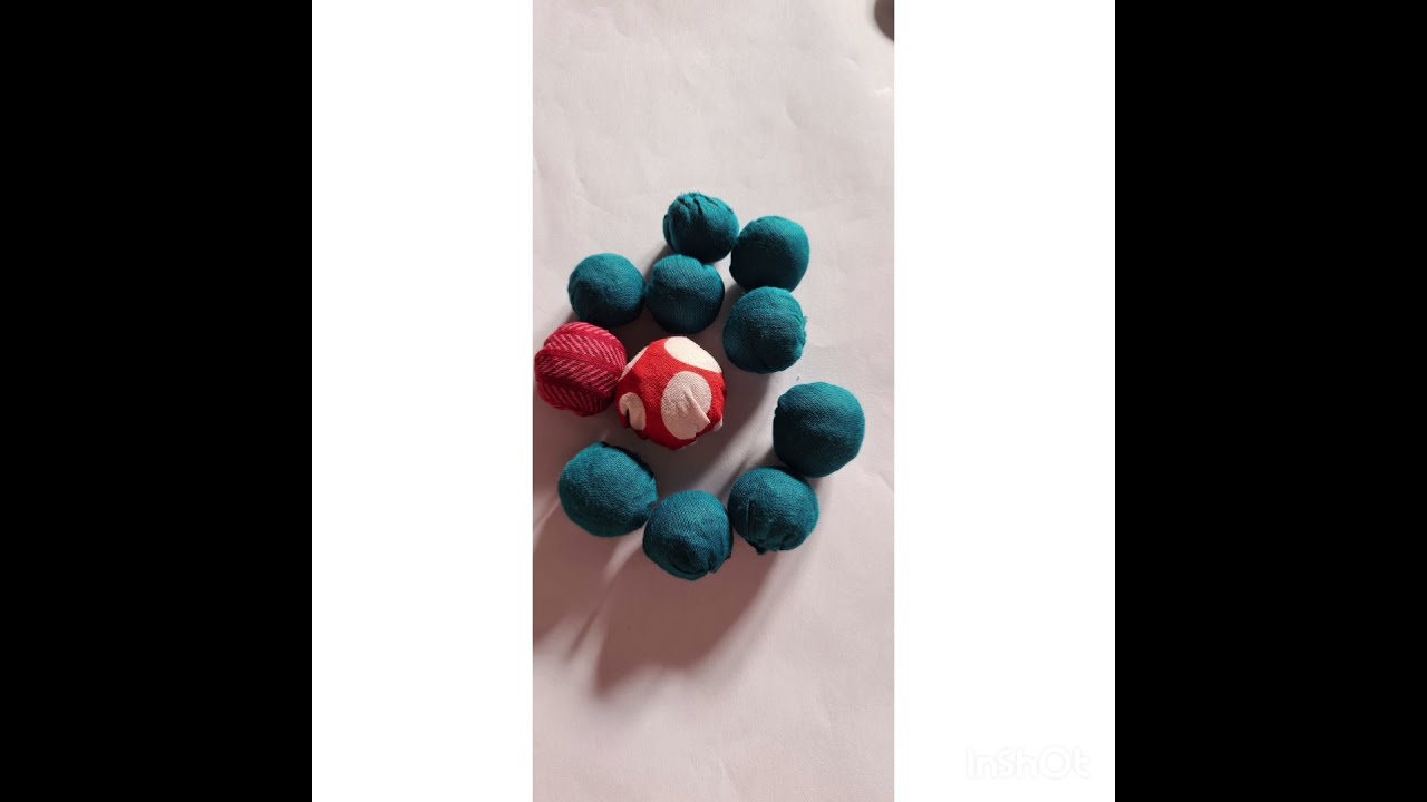 How to make fabric ball at home/fabric ball making Tutorial - YouTube