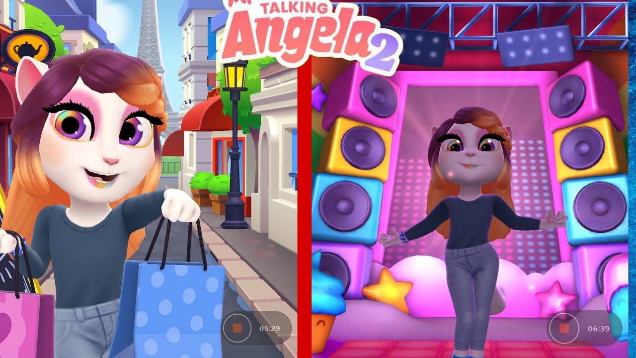 My talking Angela 2 New year special Gameplay update #talkingangela2 # ...