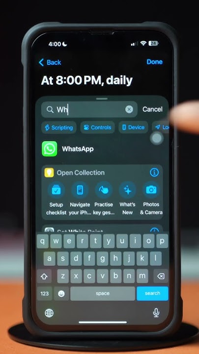 How to Schedule WhatsApp Message on iPhone | WhatsApp Message Scheduling Guide - YouTube