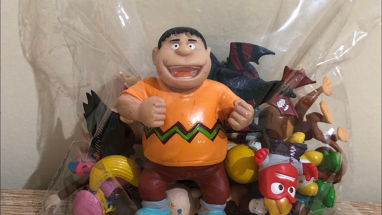 Gian, Anger, Mario, Dixie, Dragon, Mixed Figures ASMR unboxing - YouTube