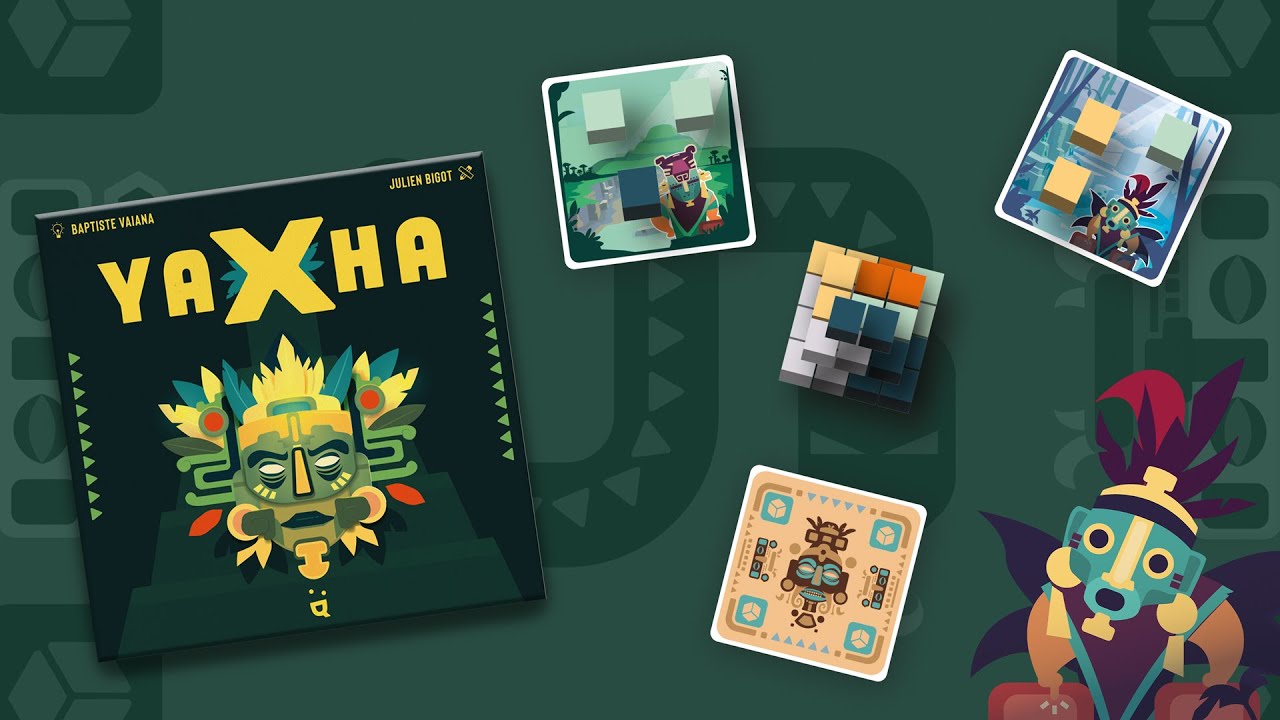 How to play YAXHA - light strategy game for 2 to 4 players - YouTube