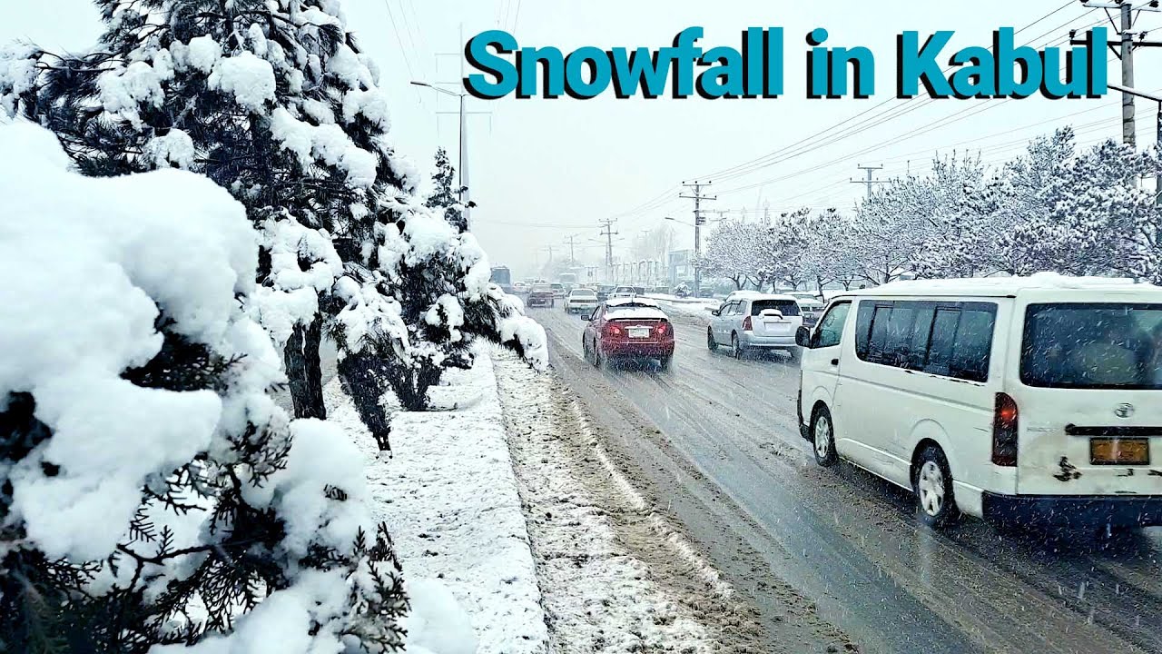 Snowfall in the beautiful city of Kabul / 2023 /4k - YouTube