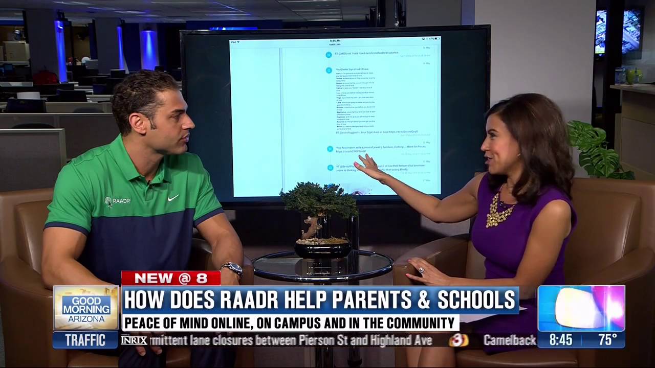 Raadr at KTVK AZ Family 3 05-16-2016 Bullying Prevention - YouTube
