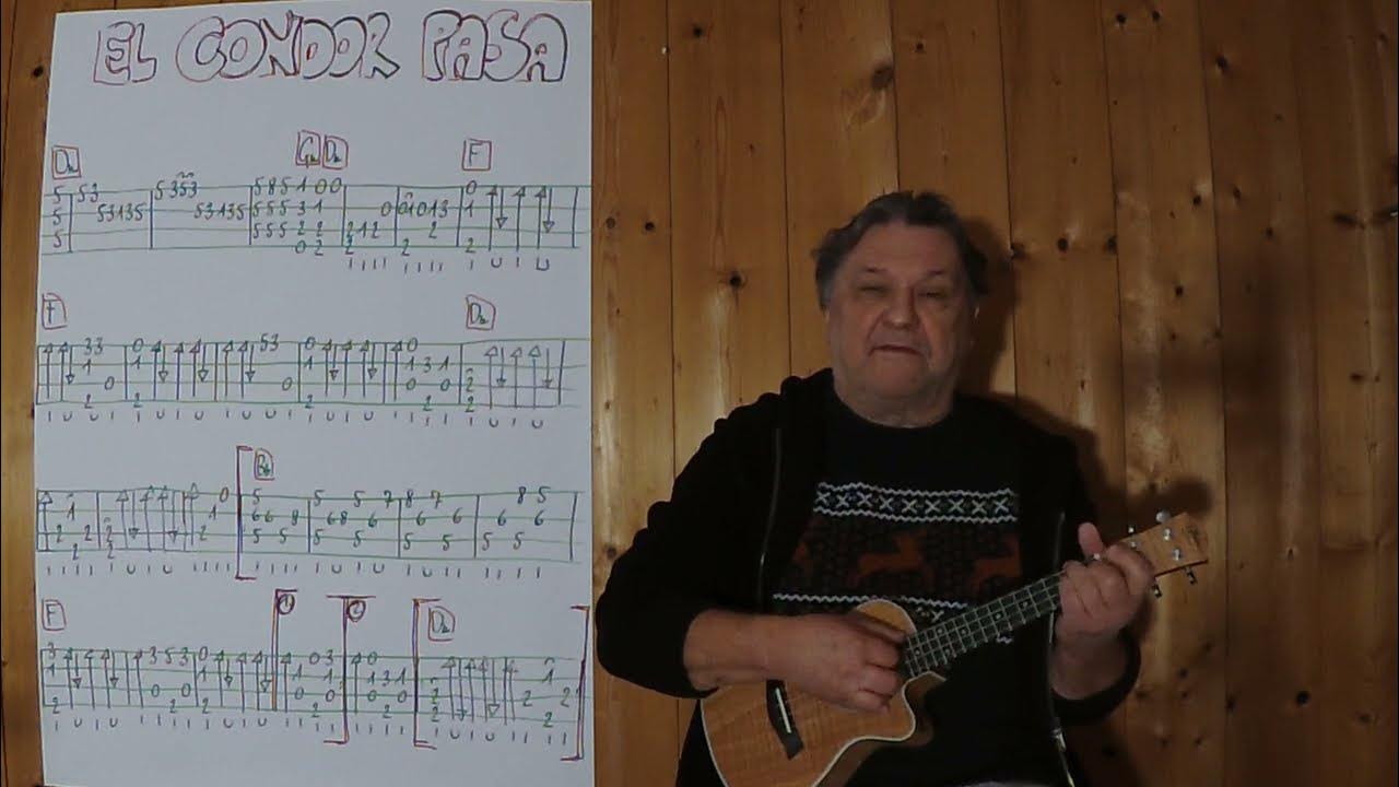 UKULELE Lesson # 657: EL CONDOR PASA (Traditional from Peru / Simon ...