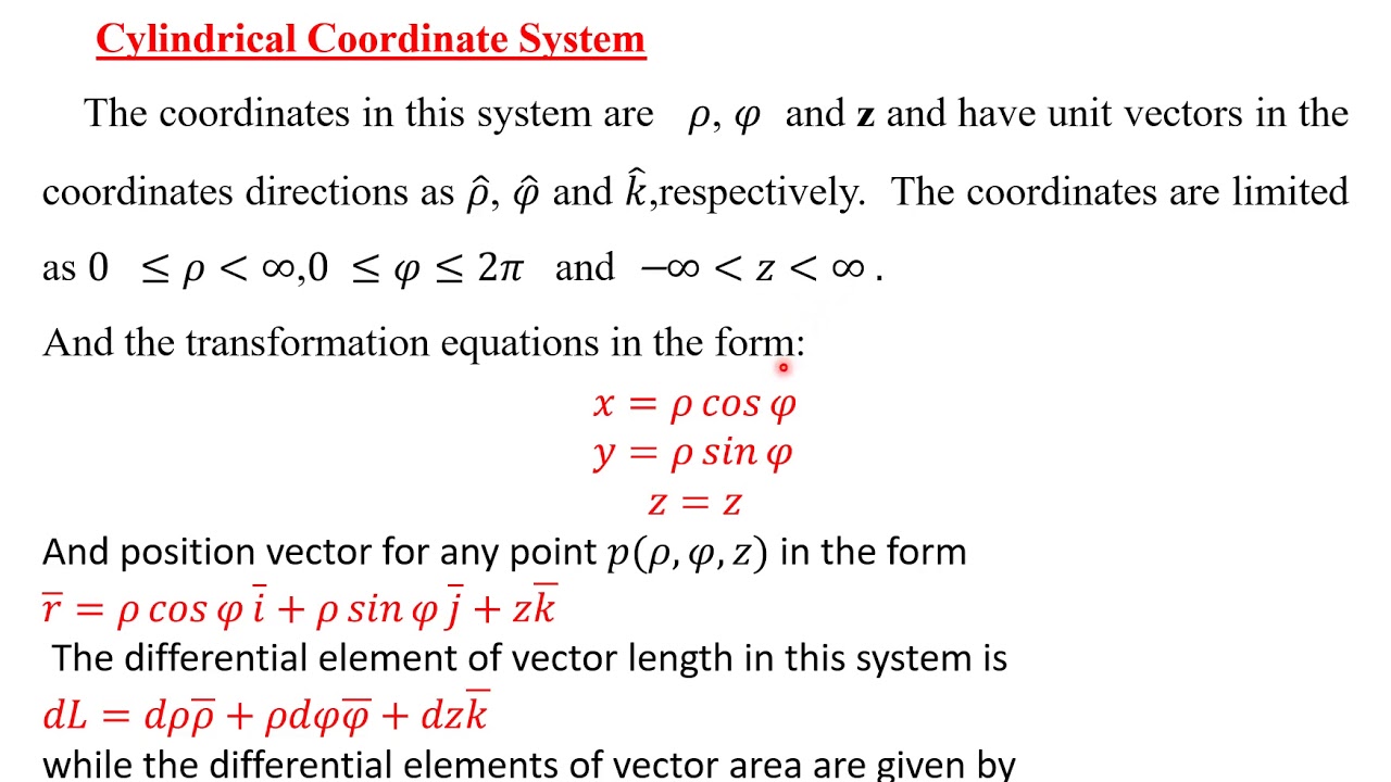 Vector Analysis 1 - YouTube