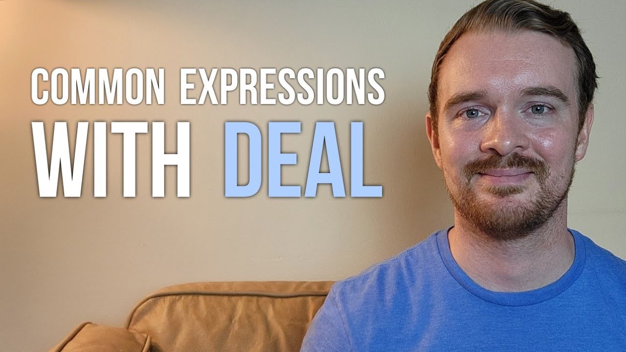 English Expressions with "Deal" - YouTube