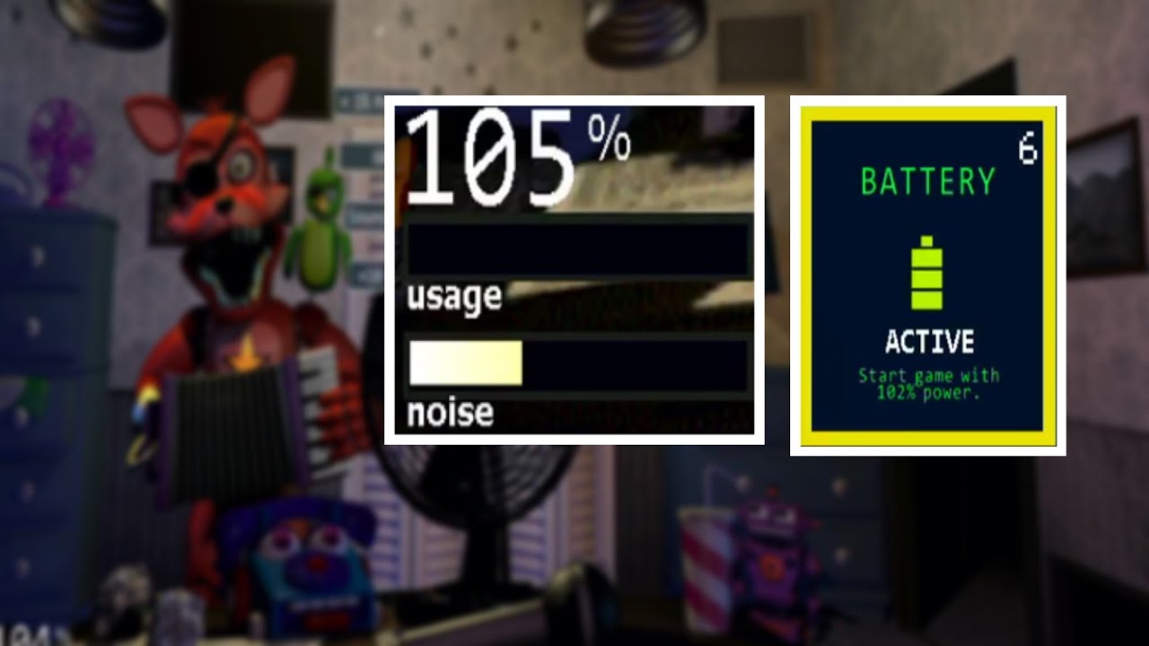 FNAF UCN MOBILE - NIGHT COMPLETED WITH 105% POWER REMAINING!!!!! UCN ...