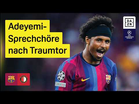 Adeyemi ist angekommen: FC Barcelona - Feyenoord | 1. Spieltag | UEFA Champions League | DAZN