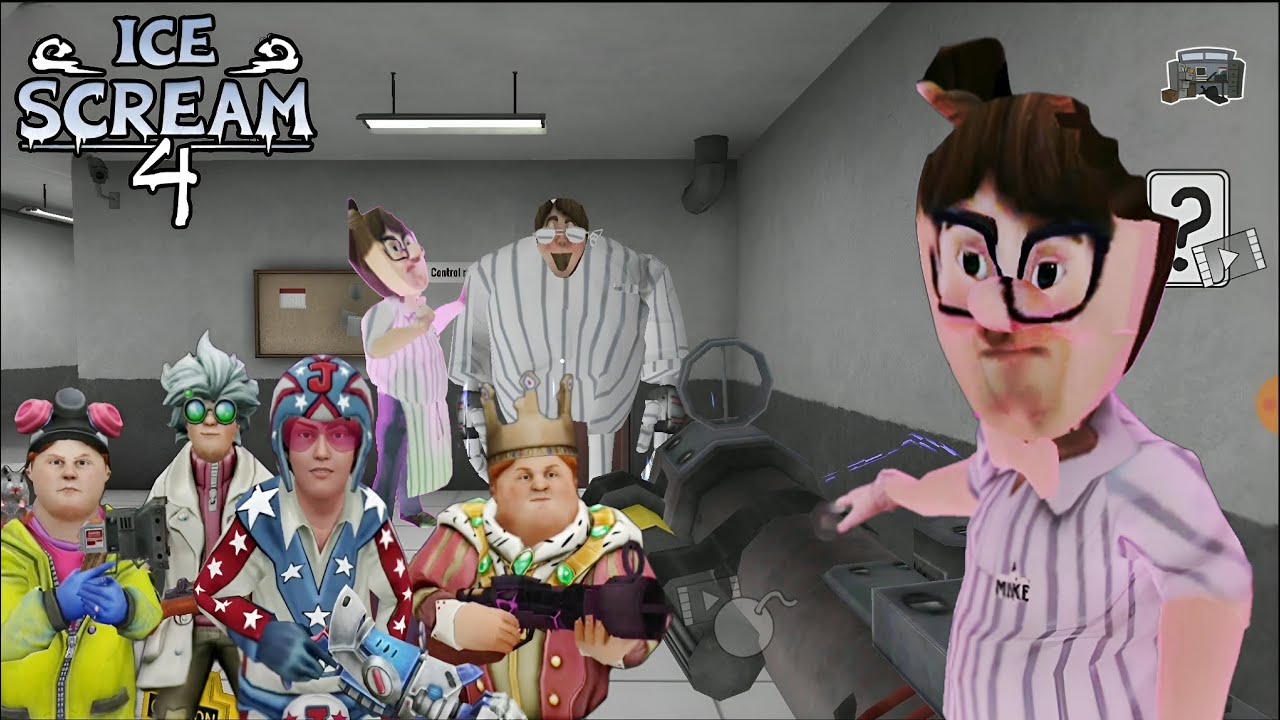 Ice Scream 4 Mike Is Everywhere Full Gameplay - YouTube