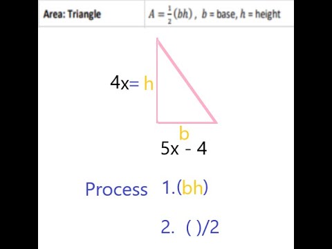 Area of a Triangle with polynomials ready - YouTube
