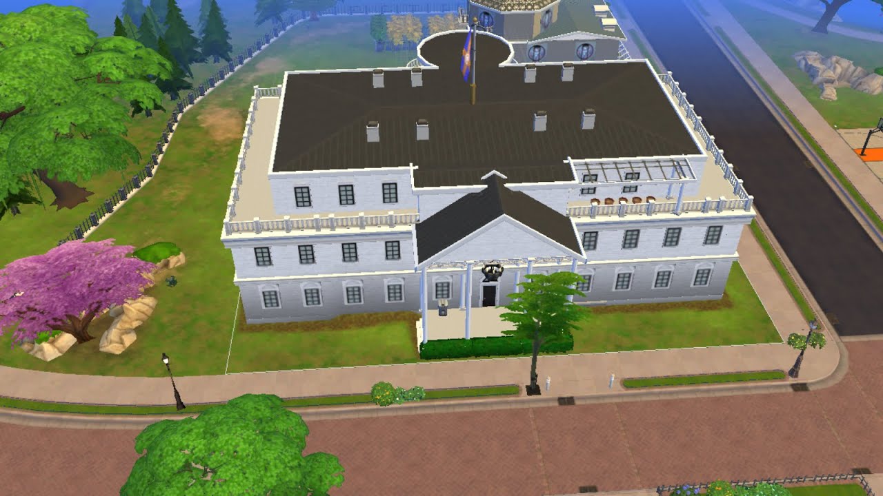 The White House | The Sims 4 Speed Build - YouTube