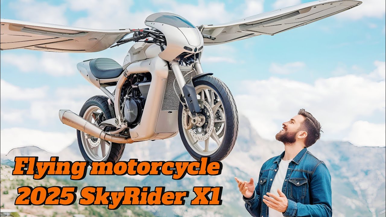 🚀 Flying Motorcycle of the Future! 2025 SkyRider X1 Review ️🔥 # ...