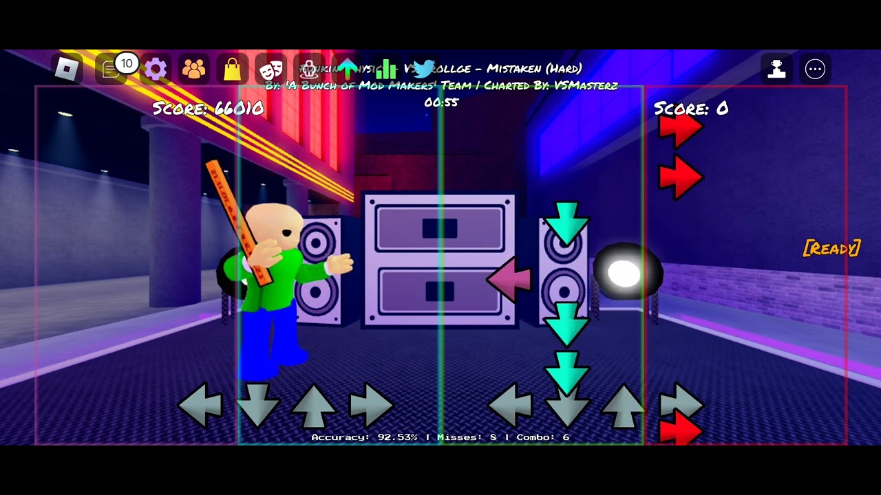 Funky Friday mistaken but baldi slaps his ruler LOUD - YouTube